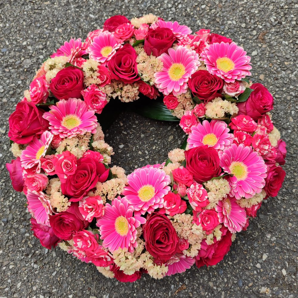 Couronne de fleurs | Livraison à Sainte-Bazeille | Fleuriste Guille