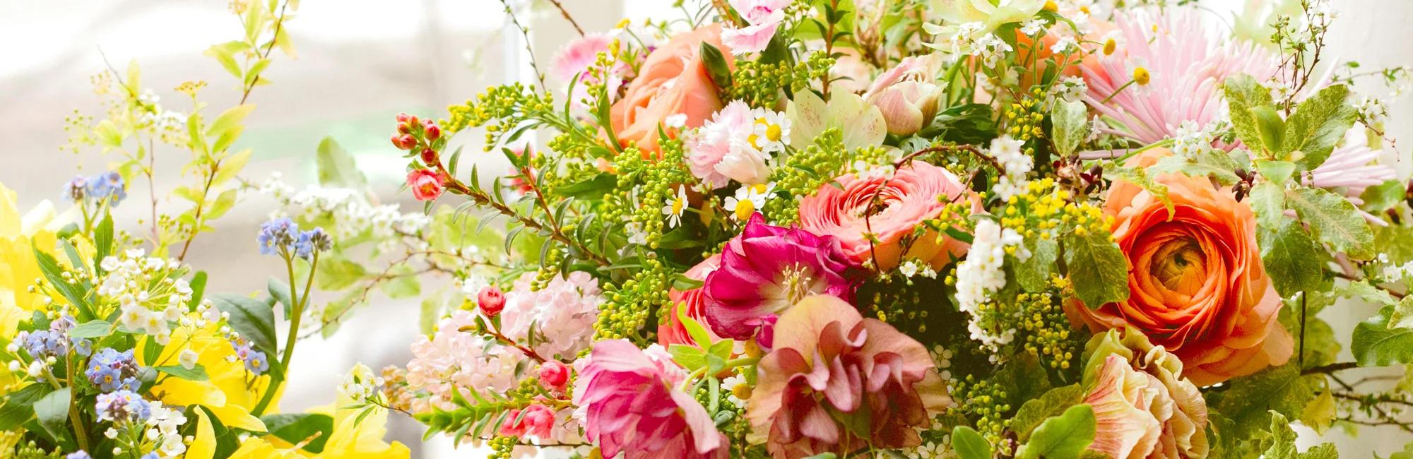 Flower delivery service store